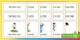 Pirates Simple Sentence Cards (teacher made) - Twinkl