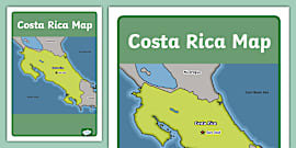 * NEW * KS2 Costa Rica Fact Cards (profesor hizo) - Twinkl