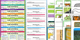 EYFS Jungle and Rainforest Themed Lesson Plan Enhancement Ideas and ...
