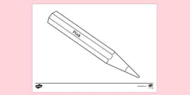 FREE! - Pencil Case Colouring Sheet (teacher made) - Twinkl
