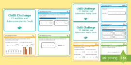 FREE! - Year 2 Maths Challenge Cards - Australian Curriculum