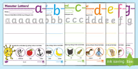 Letter Formation Worksheets - ESL Letter Formation Handwriting Sheets