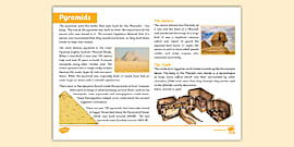 Ancient Egypt Pyramid STEM Activity | Ages 7 - 11 | Twinkl