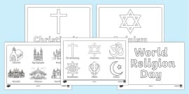 Major World Religion Facts Display Posters - Twinkl - KS2