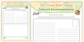Book Recommendation Cards (teacher made) - Twinkl