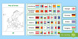 * NEW * Labelled Map of Europe | Primary Teaching Resources | Twinkl
