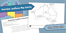 Labelled Australia Map Matching Activity | Twinkl