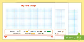 Design Your Own School Activity Sheet (teacher made)