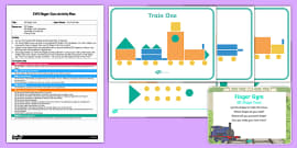 EYFS Cargo Train Counting Finger Gym Plan and Resource Pack