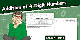 Addition and Subtraction of 4-Digit Numbers – Grade 4 Term 2 - Activity ...