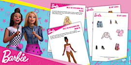 Barbie: Simple Sentences Prompt Activity
