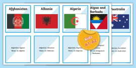 My Nationality Worksheet (teacher made) - Twinkl