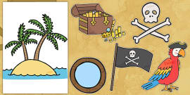 Pirate Cut Outs (teacher made)