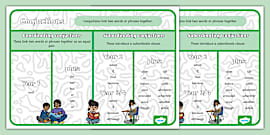 Conjunctions Word Mat KS1 - Teaching Resource (teacher made)