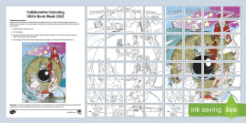 CBCA Children’s Book Week Collaborative Colouring Pages