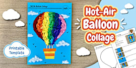 3D Hot Air Balloon Craft