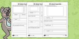 KS1 Blank Leaflet Template - Writing Activity (teacher made)
