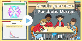 Parabolic Design Templates (teacher made) - Twinkl