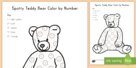 Dress the Color Bear Activity - Color Words (teacher made)