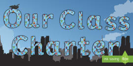 😊 Editable Class Charter Emoji Themed Display Poster