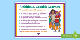 Four Purposes Certificate – Ambitious, Capable Learner