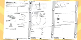 Year 3 Shapes Maths Mastery PowerPoint