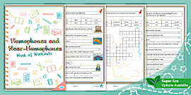 Homophones and Near Homophones Y5/Y6 Spelling Booklet