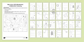 2025 Mindfulness Colouring (teacher made) - Twinkl