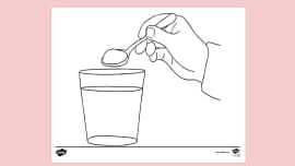 FREE! - Cup of Tea Sugar Bowl and Sugar Colouring | Colouring Sheets