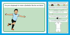 Footballer Finger Puppets Templates To Print | Twinkl