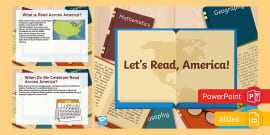 Let’s Read America PowerPoint for K-2 | Twinkl USA