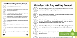 All About My Grandparents Activity (Teacher-Made) - Twinkl