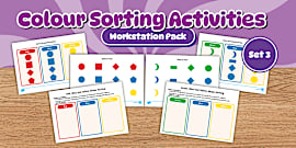 Colour Sorting Activity Set 1