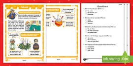 KS1 Eid Al-Fitr Differentiated Reading Comprehension Activity