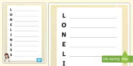 Fish Acrostic Poem Template (teacher made) - Twinkl