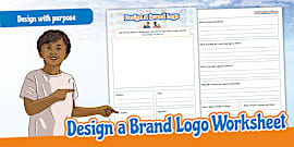 Design a Logo Activity Sheet, Logo Design