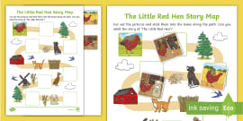 The Little Red Hen eBook (teacher made)