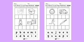CVCC and CCVC Spelling Maze Worksheet / Activity Sheet - CVCC