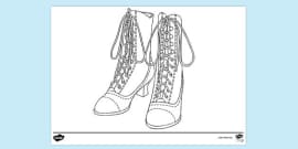 Ugg Boots Colouring Sheet (Teacher-Made) - Twinkl