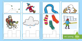 * NEW * Snowflake CVC Word Building Activity - EYFS Phonics, Early Years