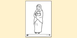 FREE! - Mary Magdalene Colouring Sheet | Colouring Sheets