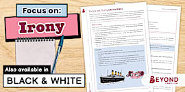 What is Irony? - Irony Examples - Teaching Resources - English - Twinkl