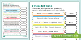 Le Flashcards dei Mesi dell'Anno | Scuola Primaria - Twinkl