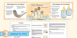 Yom Kippur Informational Poster (teacher made) - Twinkl