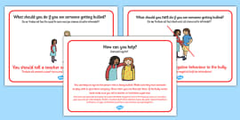 What To Do If You See Bullying Display Posters - Twinkl