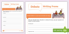 Screen-Free Week: Screen Time UKS2 Discussion Cards - Twinkl
