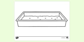 FREE! - Polystyrene Tray Colouring Sheet | Colouring Pages