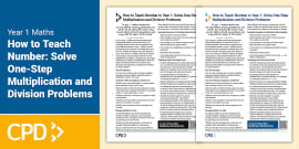 How to Teach Number and Place Value in Year 3: Solve Number Problems and