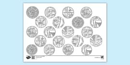 Colouring Money | Coins Colouring Worksheet | Twinkl | EYFS