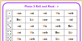 Phase 3 qu Phoneme Roll and Read Mat (teacher made) - Twinkl